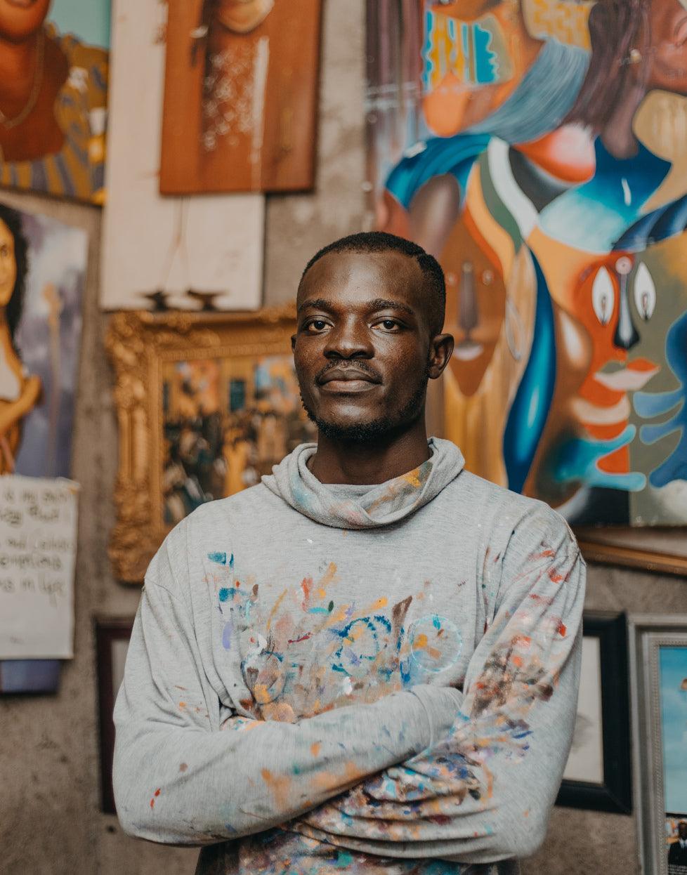 Kelvin Ansong | Contemporary Art & Abstract Painting – AFRIKANIZM ART