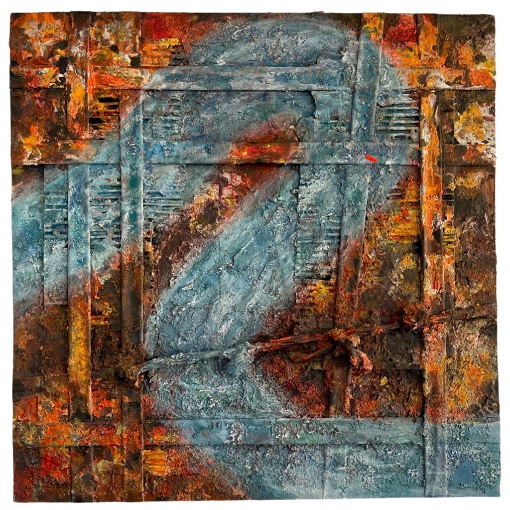 Coastal Corrosion, Painting by Israel Padonu | AFRIKANIZM ART