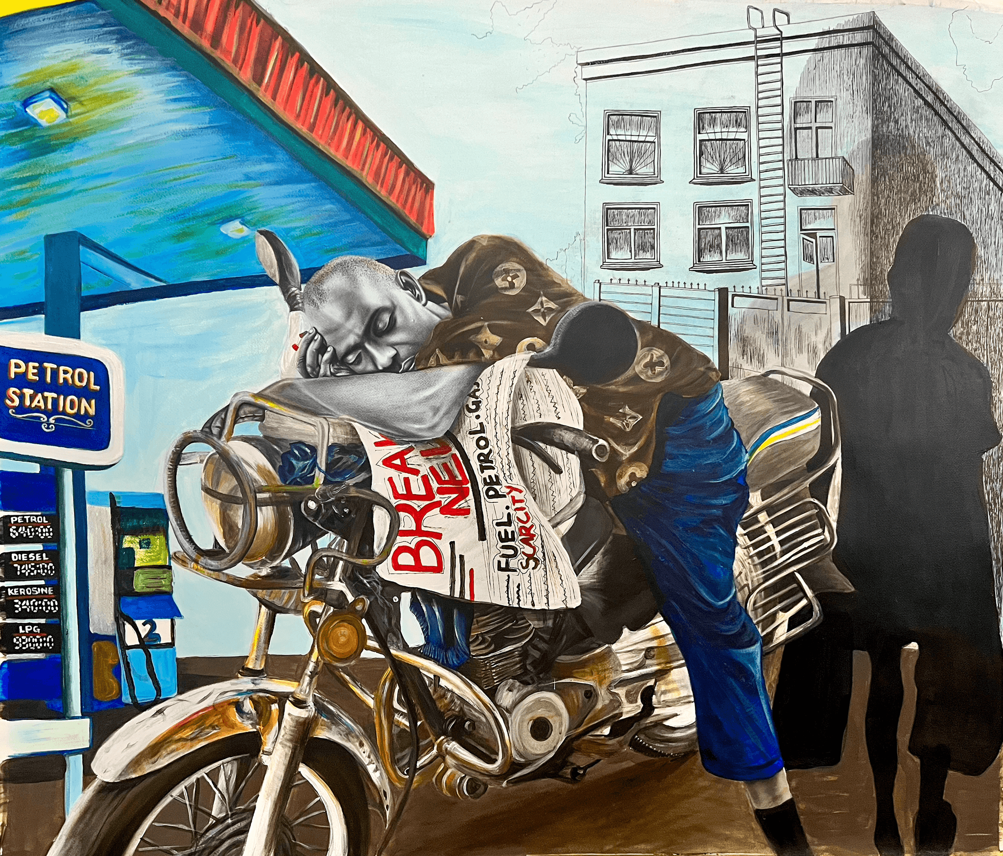 Subsidy Regime, Painting by Ibim Cookey | AFRIKANIZM ART