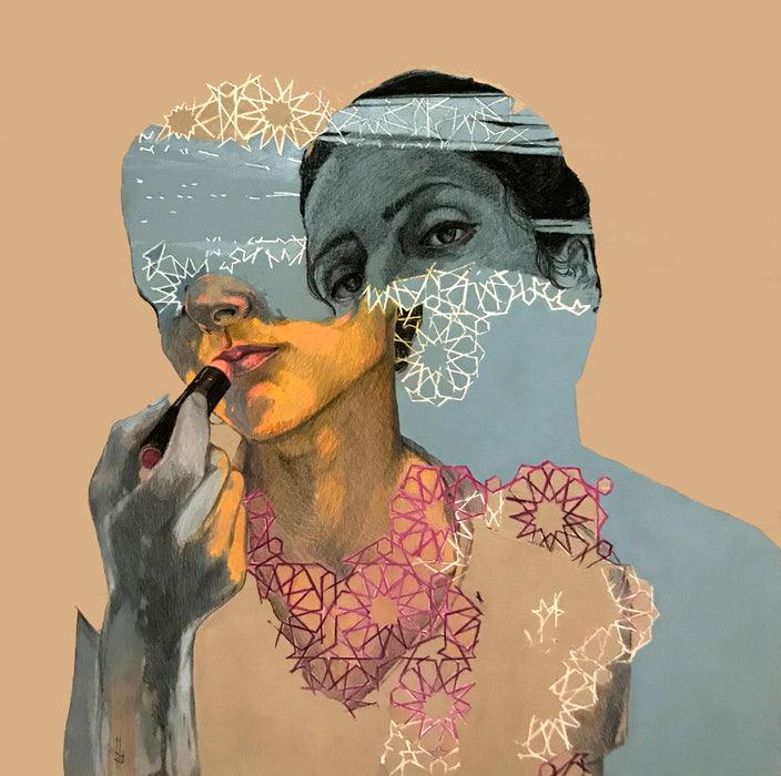 Absence of Identity II, Drawing by Mohammed Eid | AFRIKANIZM ART