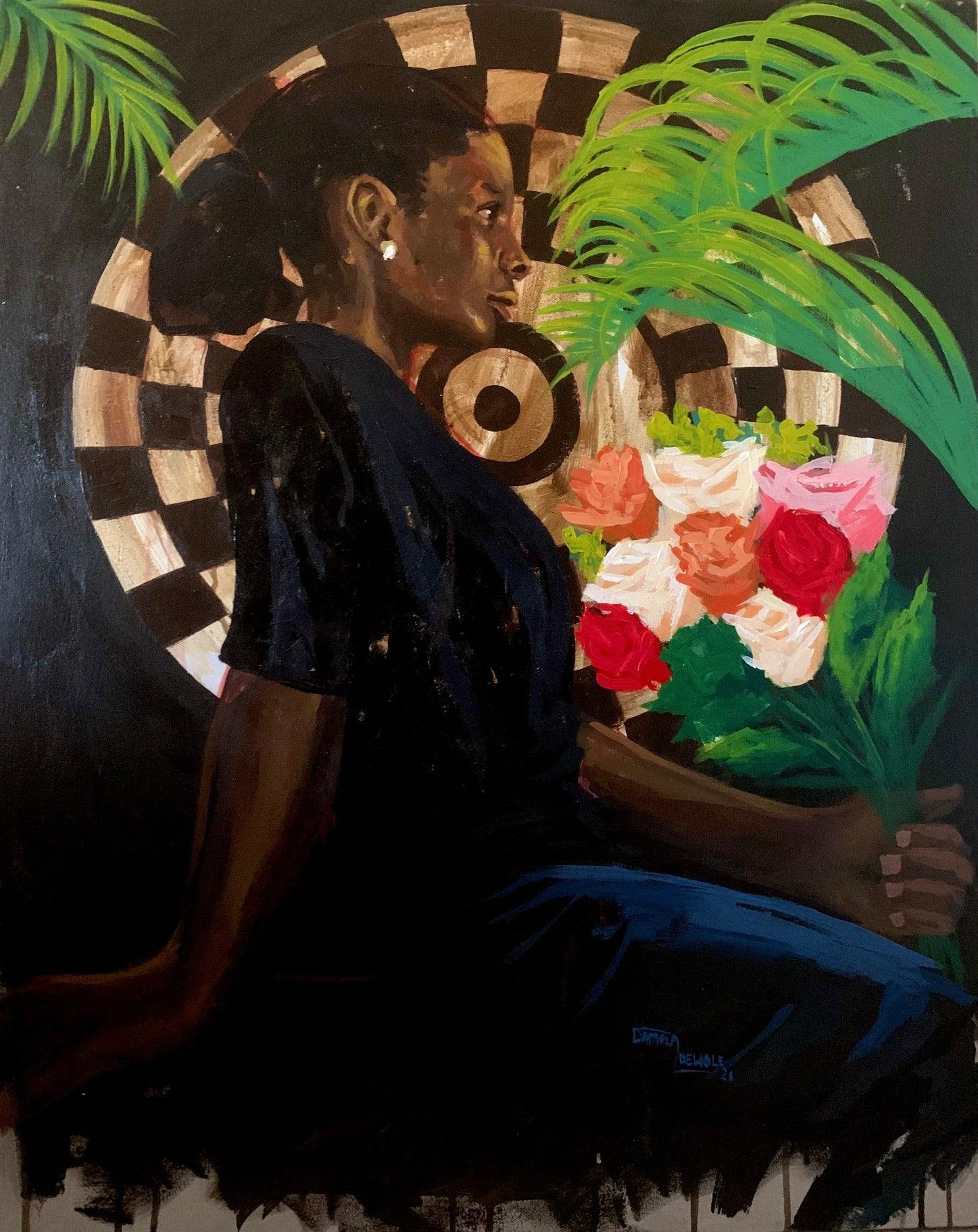 Ayo II, Painting by Adewole Damola | AFRIKANIZM ART
