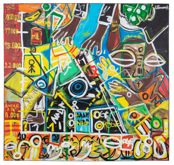 Hogeé, Painting by Walter Fernandes | AFRIKANIZM ART – Afrikanizm