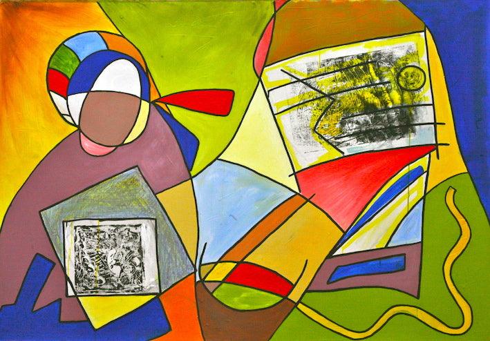 Kukina, Painting by Lino Damião | AFRIKANIZM ART