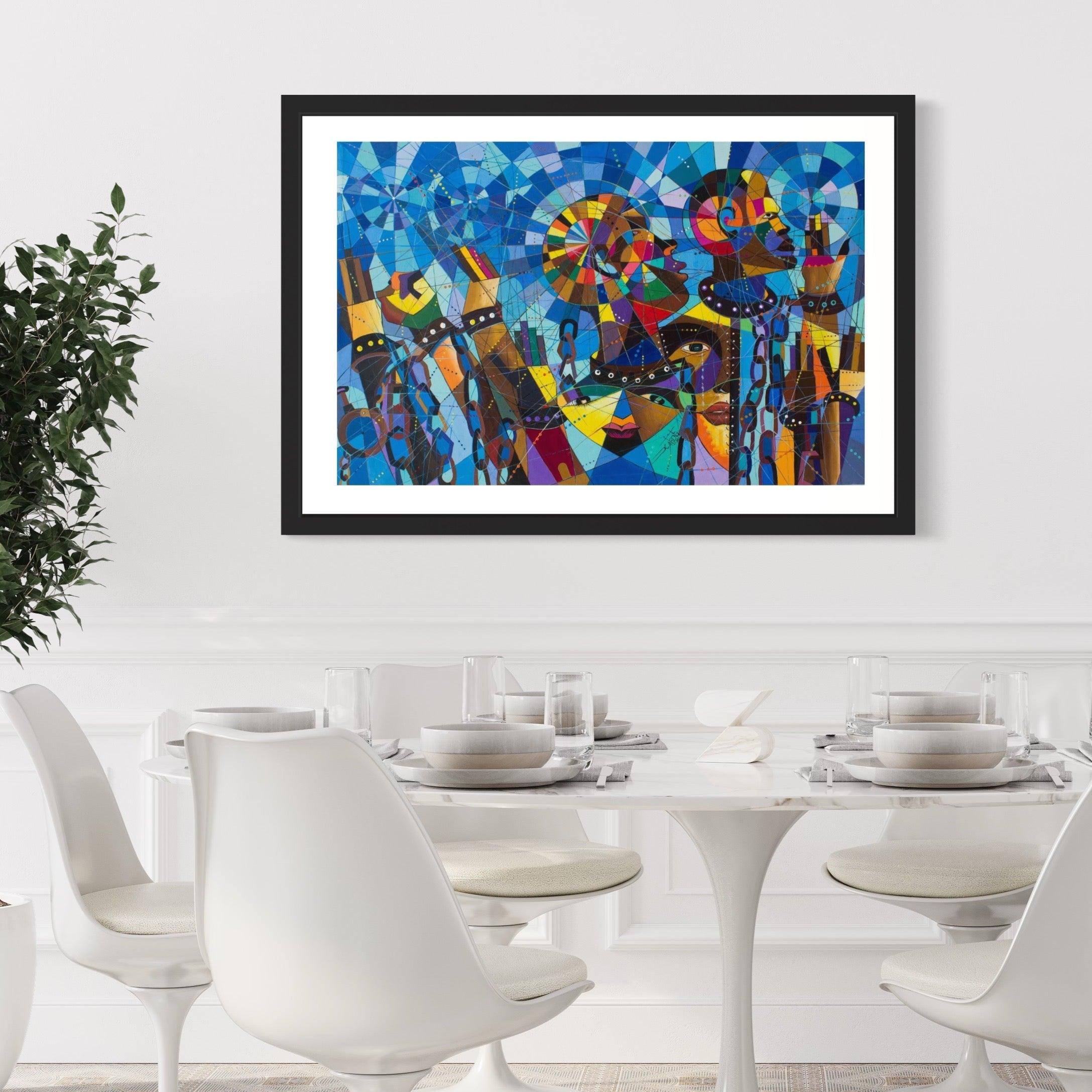 Redemption, Painting by Kelvin Ansong | AFRIKANIZM ART