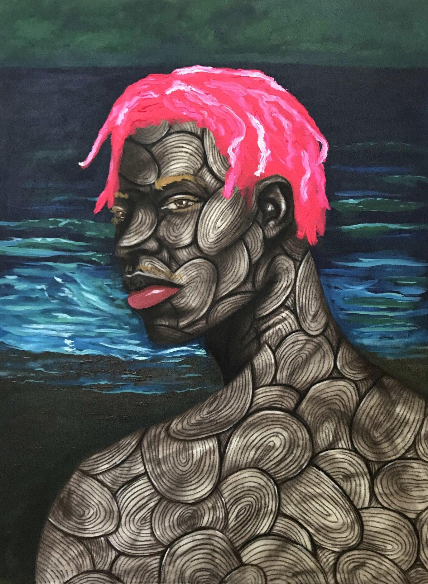 The Albino series VI, Painting by Eric Odartey Cruickshank | AFRIKANIZM ...