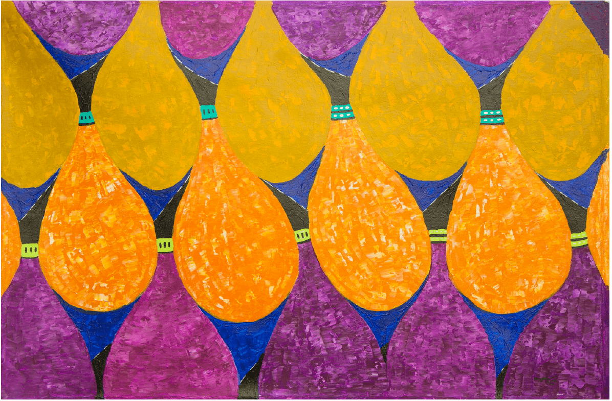 Untitled III, Painting by Aimable Mugabo | AFRIKANIZM ART – Afrikanizm